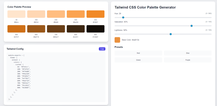 Color Palette Generator | Harmonize UI Color Schemes
